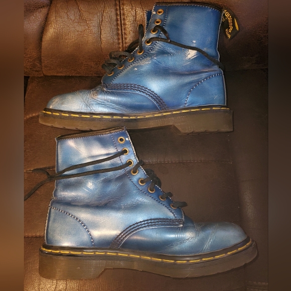 Dr. Martens | Shoes | Vintage 9s Blue Doc Martens | Poshmark